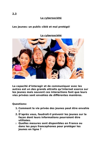 Speaking cards for French A level | Teaching Resources