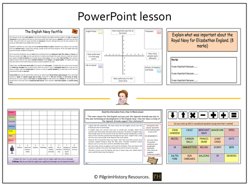 Planning for the Spanish Armada - Elizabethan England | Teaching Resources