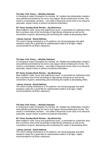 Curious Incident Scheme of Work | Teaching Resources