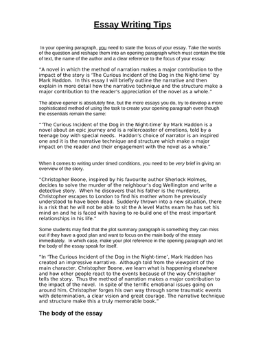 Curious Incident Scheme of Work | Teaching Resources