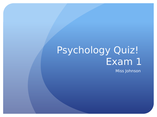 Memory Quiz | Teaching Resources