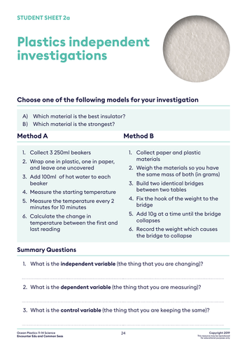 Why are plastics useful? - KS3 Chemistry | Teaching Resources