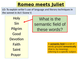 Act 1 Scene 5 analysis of the shared sonnet - 'Romeo and Juliet ...