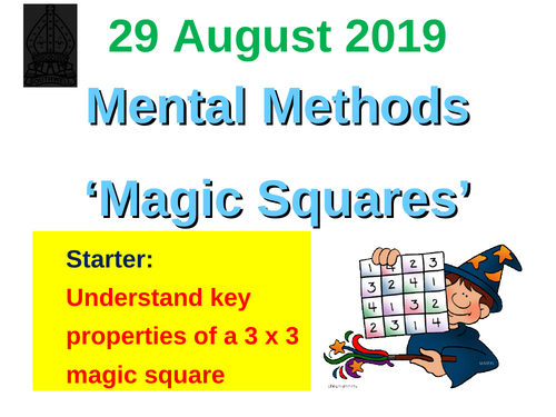 Year 7 and 8 KS3 Maths Starter Bank2 | Teaching Resources