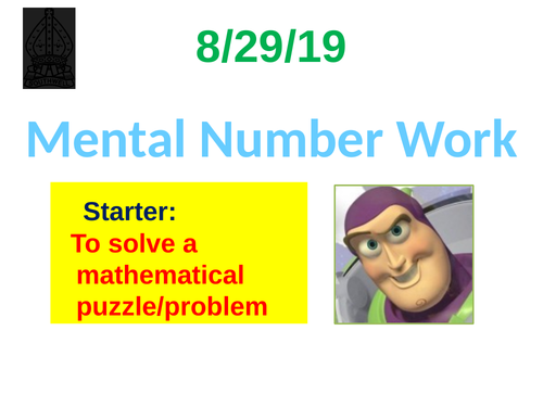 Year 7 and 8 KS3 Mathematics Starters Bank3 | Teaching Resources