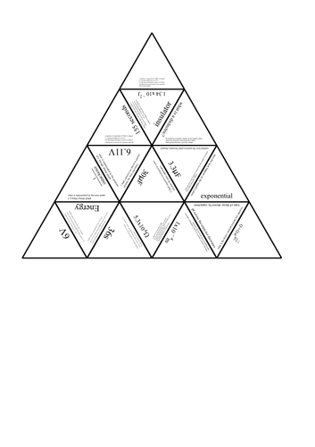 Tarsia puzzle revision resource for KS5 Physics Capacitors topic ...