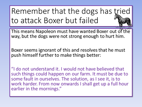 Animal Farm Boxer | Teaching Resources
