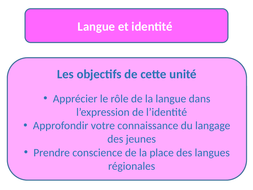 IB French B Langue et identité Oxford | Teaching Resources