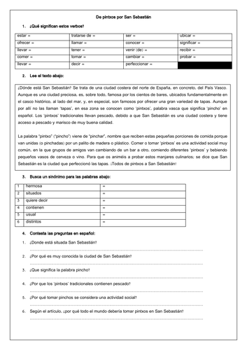 Spanish A Level Bundle: the Impact of Tourism in Spain / El impacto ...