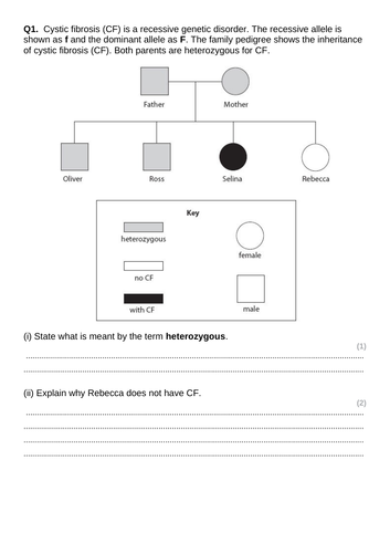 Punnett Squares and Pedigree Analysis | Teaching Resources