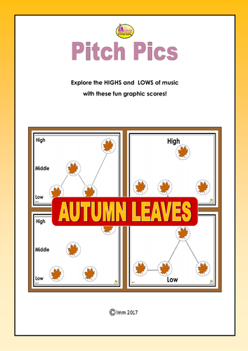 Pitch Pics - AUTUMN LEAVES | Teaching Resources