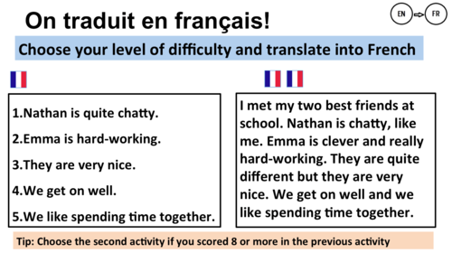 Me, My family and friends- Unit 1- GCSE French | Teaching Resources