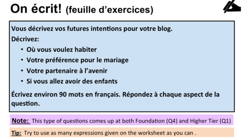 Me, My family and friends- Unit 1- GCSE French | Teaching Resources