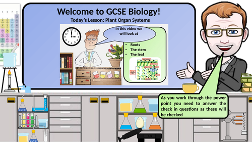 KS4 AQA GCSE Biology (Science) Plant Organ & Tissues Lesson ...