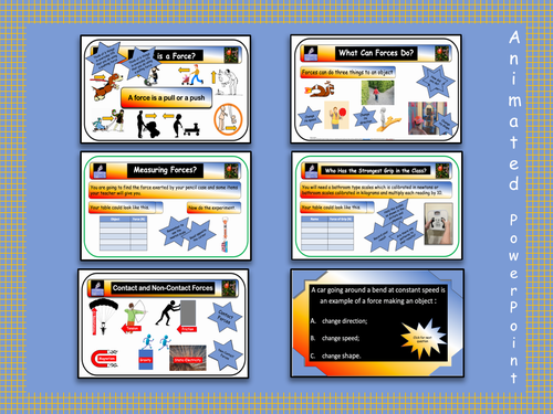 Forces - What is a Force? KS3 | Teaching Resources