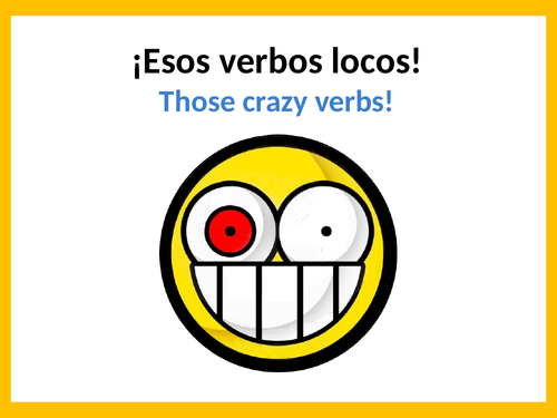 Crazy Verbs (Presente) to have fun and learn :D | Teaching Resources