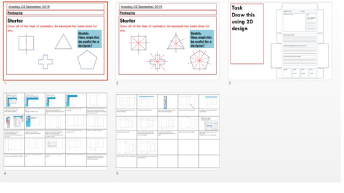 2D design mirror tool lesson with tutorial | Teaching Resources