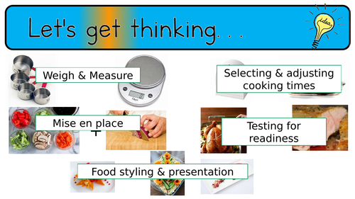 Year 9 GCSE Food Preparation & Nutrition Practical Skills 1-5 Term 1 ...