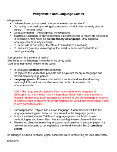 OCR A-level Religious Studies: Philosophy of Religion PAPER 1 Notes ...