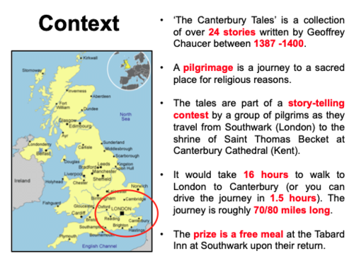 The Canterbury Tales (Chaucer) - KS3 | Teaching Resources