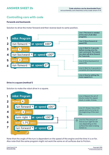 Computing KS3: Controlling cars with code | Teaching Resources