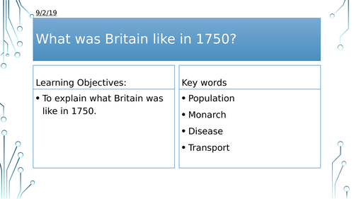 Year 8: What was Britain like in 1750? | Teaching Resources