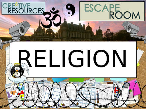 Religion Escape Room New | Teaching Resources