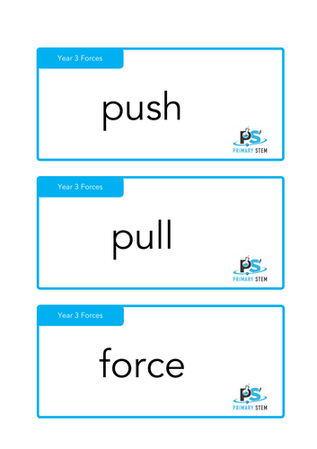 Year 3 Primary Science - Scientific Vocabulary Cards | Teaching Resources