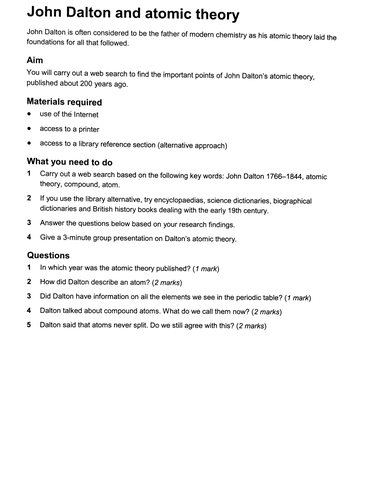 OCR GCSE Chemistry C1.1 Particle Model Worksheets | Teaching Resources