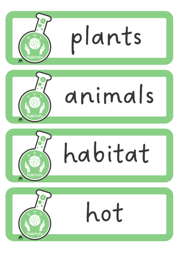 Year 2 Primary Science - Scientific Vocabulary Cards | Teaching Resources