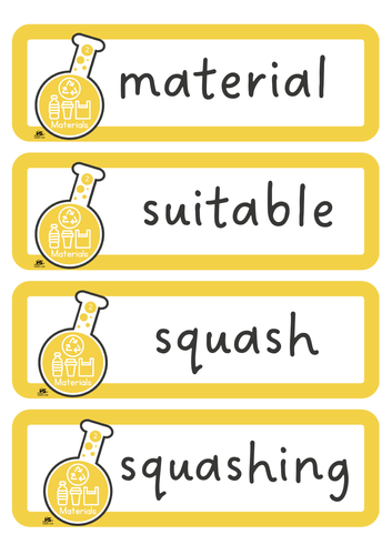 Year 2 Primary Science - Scientific Vocabulary Cards | Teaching Resources