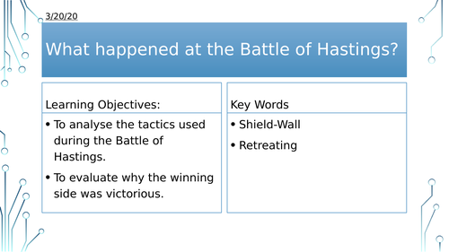 Year 7: What happened at the Battle of Hastings? | Teaching Resources