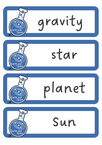 Year 5 Primary Science - Scientific Vocabulary Cards | Teaching Resources