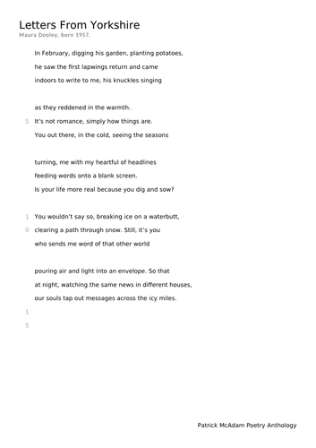 AQA GCSE Love and Relationships Poetry Cluster | Teaching Resources