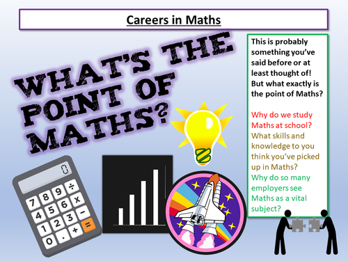 Careers in English, Maths and Science | Teaching Resources