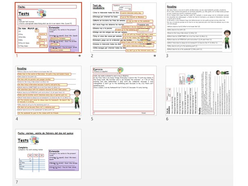 Lesson 44 Spanish Revision. reading and writing. leer escribir ...