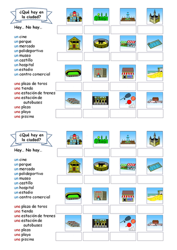 Lesson 49 Spanish. What is in your city? que hay en tu ciudad ...