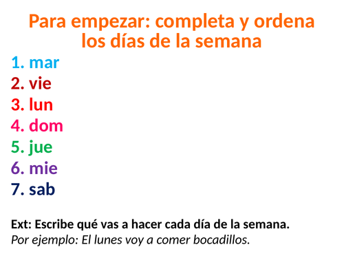 Lesson 51 Spanish. Weather. Seasons Que tiempo hace? | Teaching Resources