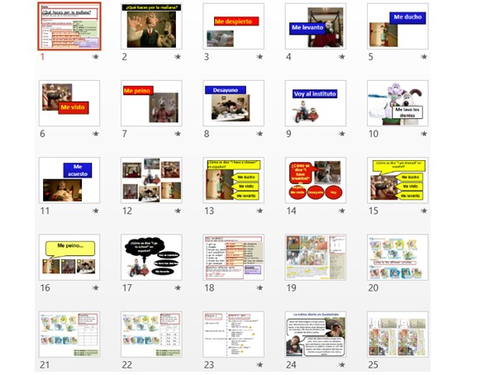 Lesson 54 Spanish. Daily Routine | Teaching Resources