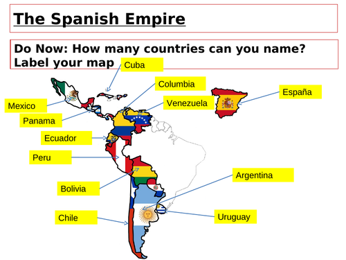 Spanish culture lessons- The Spanish Empire, Christopher Columus ...