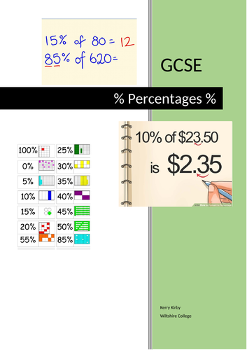 Percentages | Teaching Resources