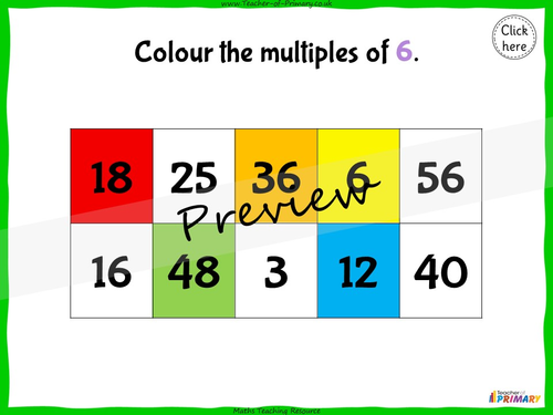 Identifying Multiples - Year 5 | Teaching Resources