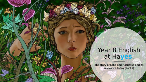 STORY TELLING GREEK MYTHS ECHO & NARCISSUS | Teaching Resources