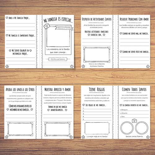 Día de la Familia actividad de escritura reflexiva, Mi familia es ...