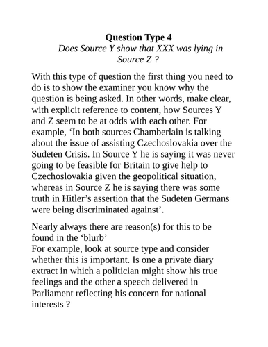 Source Work Cambridge History IGCSE | Teaching Resources