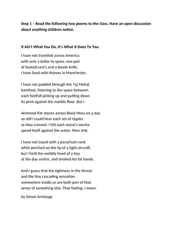 first day back poetry | Teaching Resources