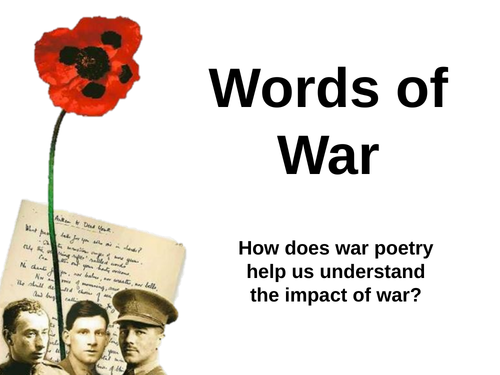 War Poetry - KS3 | Teaching Resources