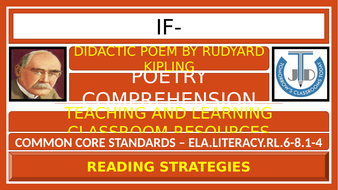 IF- BY RUDYARD KIPLING - DIDACTIC POEM - POWERPOINT PRESENTATION ...