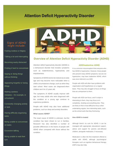 SEN Information Booklet | Teaching Resources