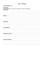 IB Business Management - Unit 4 - Marketing – Worksheets | Teaching ...